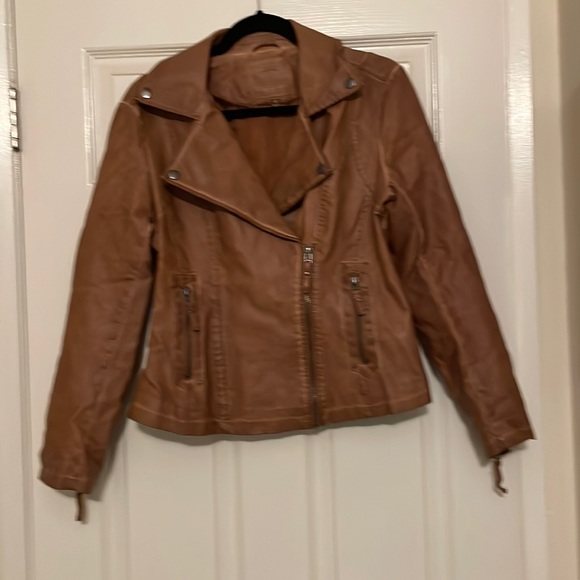 Max Studio | Jackets & Coats | Max Studio Faux Leather Jacket | Poshmark